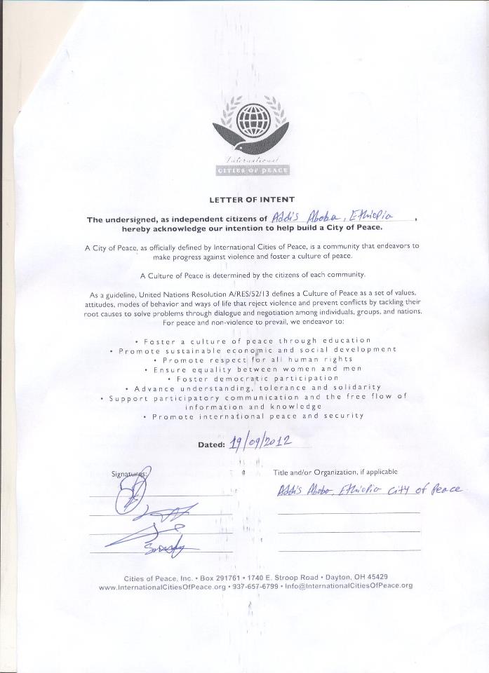 Addis Ababa, Ethiopia – International Cities of Peace