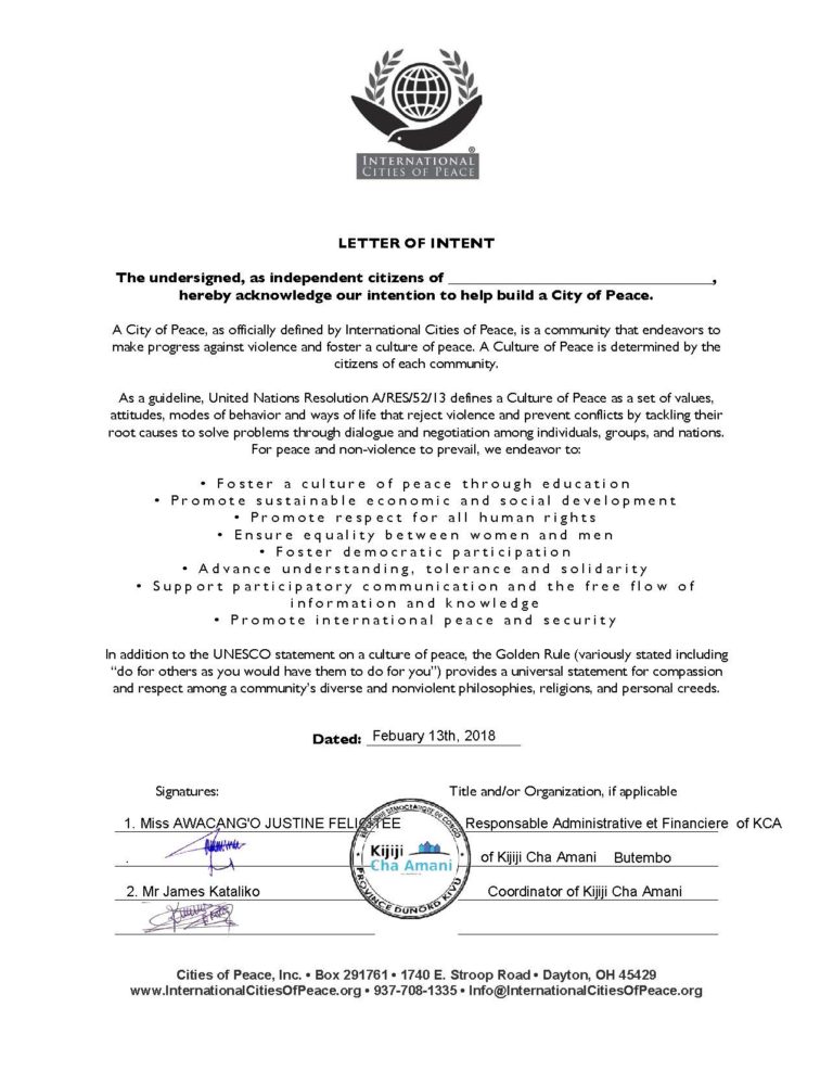 Butembo, D.R. Congo – International Cities of Peace