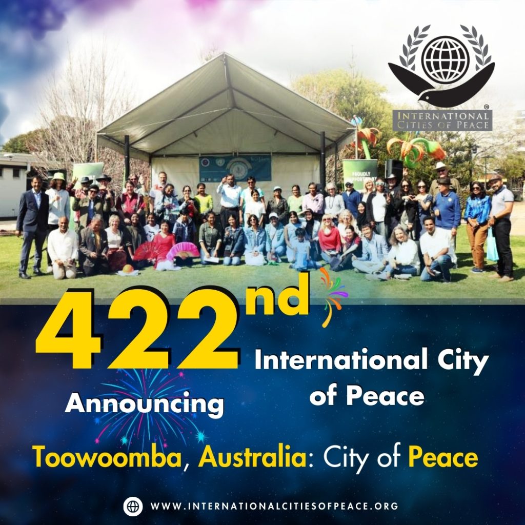 422nd International City of Peace – International Cities of Peace