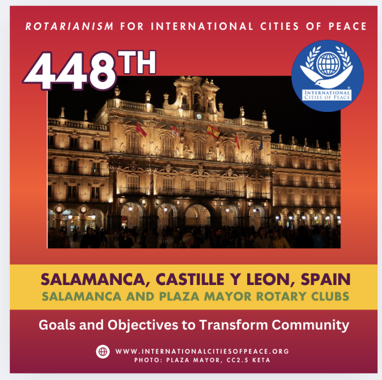 International Cities of Peace – Love of Community. Love of Place ...