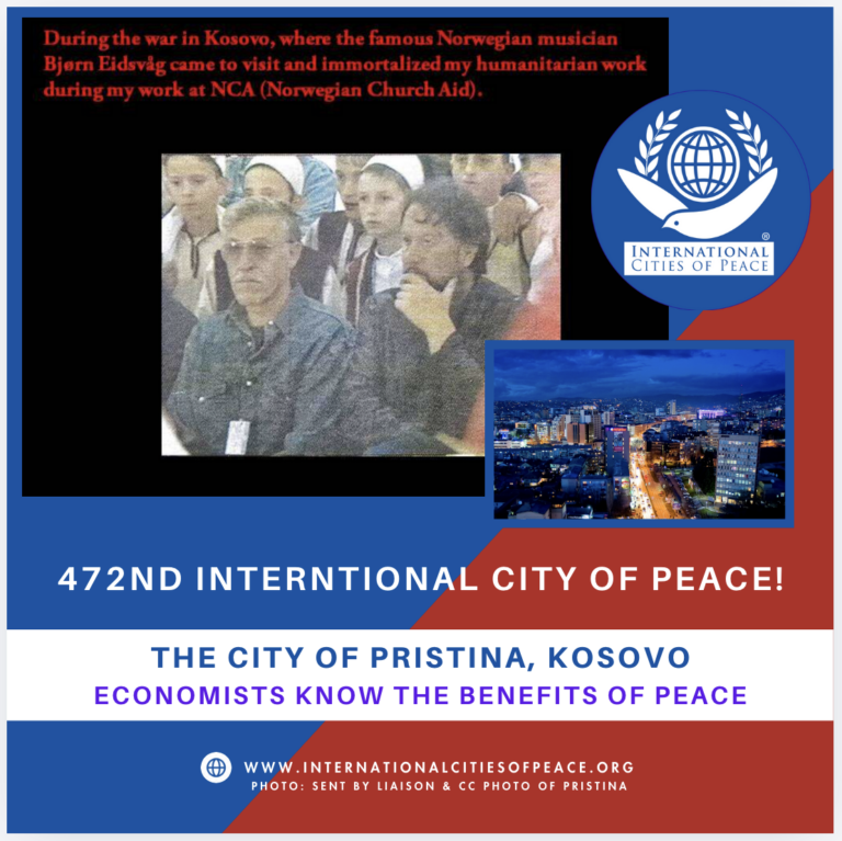 International Cities of Peace – Love of Community. Love of Place ...