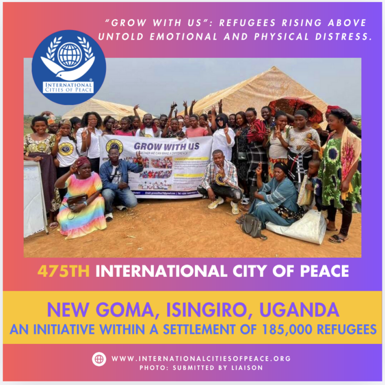 International Cities of Peace – Love of Community. Love of Place ...